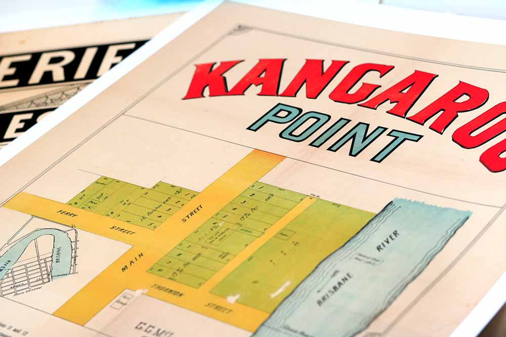 Poster Estate Map - Kangaroo Point – Library Shop