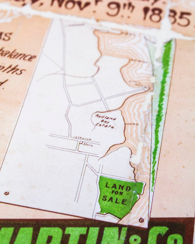 Poster Estate Map - Torquay Estate, Redland Bay 1885 – Library Shop