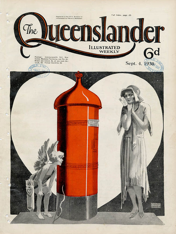 Poster Cover from The Queenslander - Cupid's Post – Library Shop